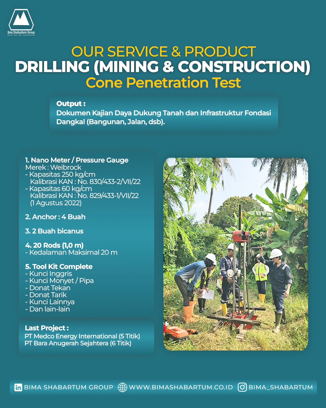 Cone Penetration Test (CPT) - Bima Shabartum Group